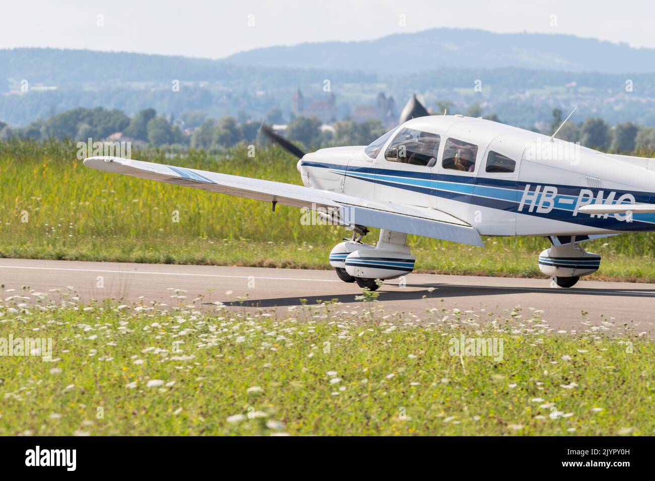 Wangen-Lachen, Switzerland, July 31, 2022 Piper PA28-181 Archer II ...