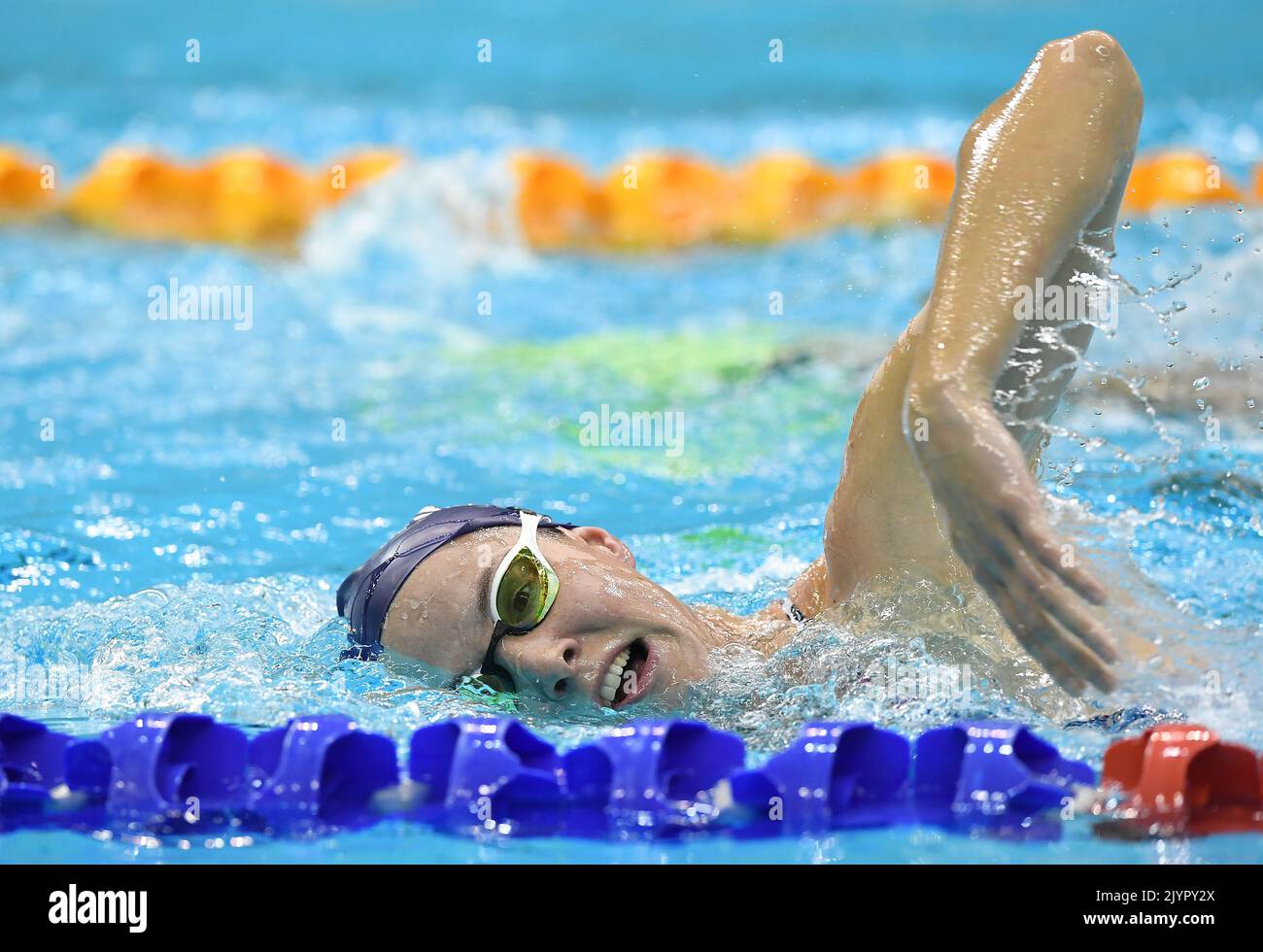 Bronte Campbell is seen during warm-up at the Australian Swimming ...