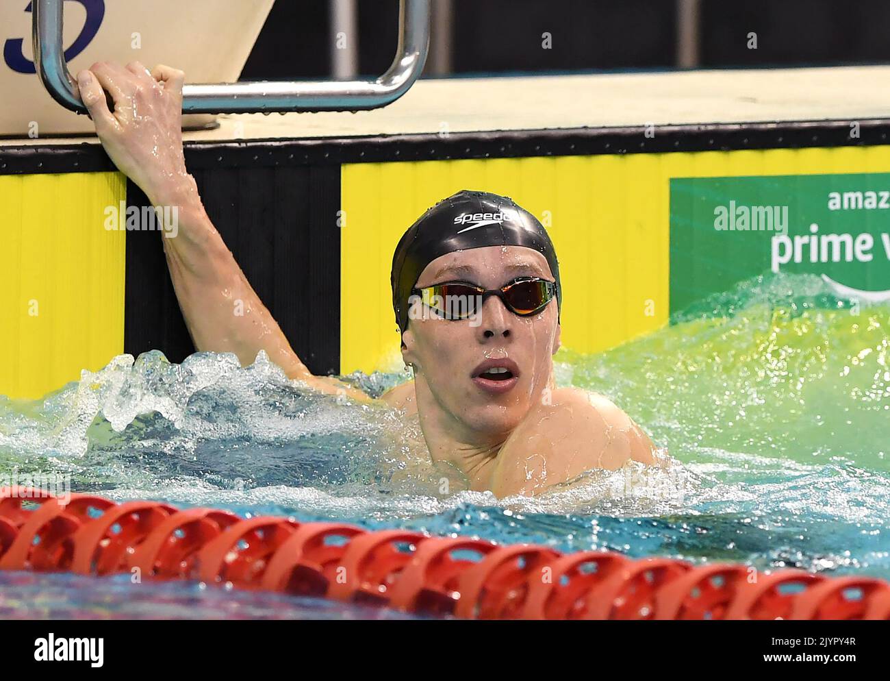 Zac Stubblety-Cook reacts after winning the Men’s 200m Breaststroke ...