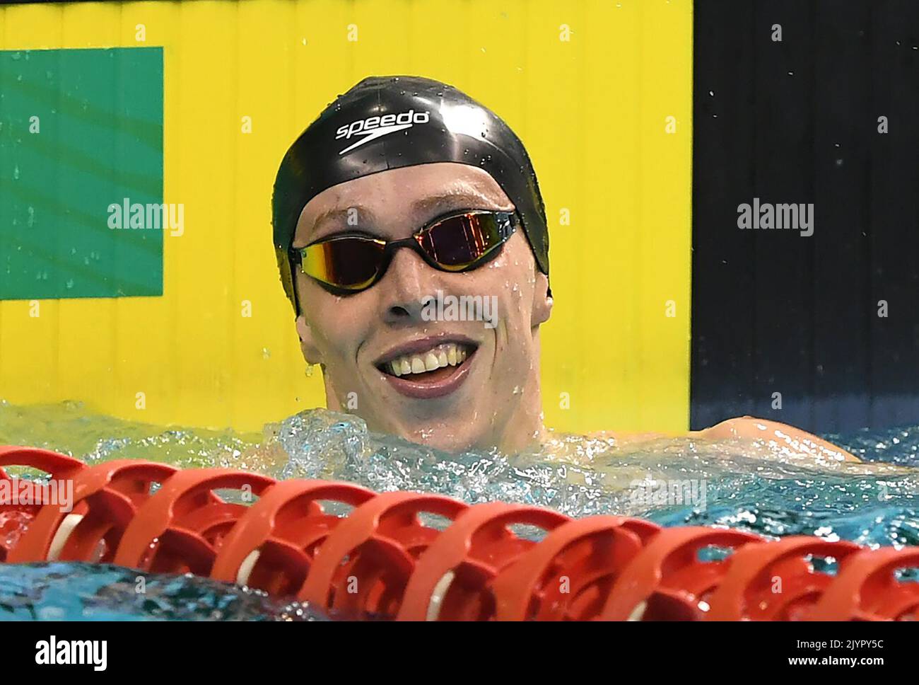 Zac Stubblety-Cook reacts after winning the Men’s 200m Breaststroke ...