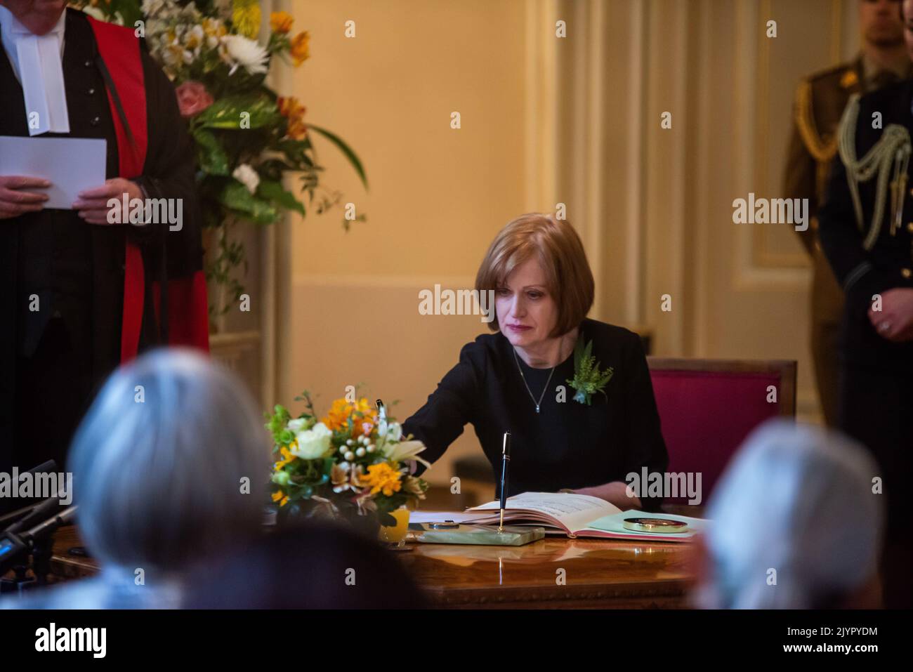Barbara Baker AC during the swearing in ceremony of Tasmania’s 29th ...