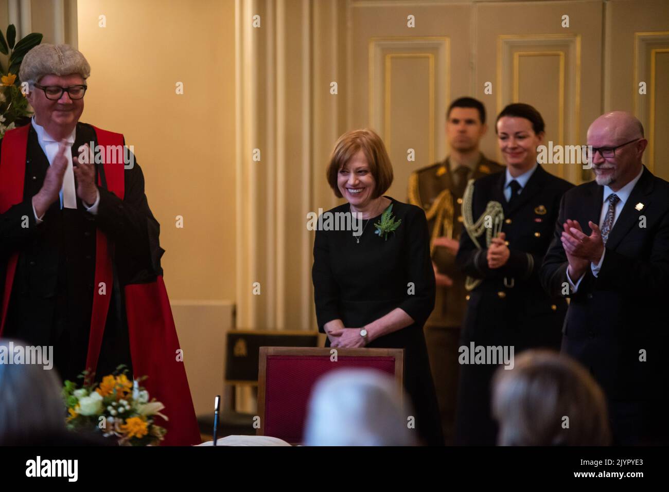Barbara Baker AC during the swearing in ceremony of Tasmania’s 29th ...