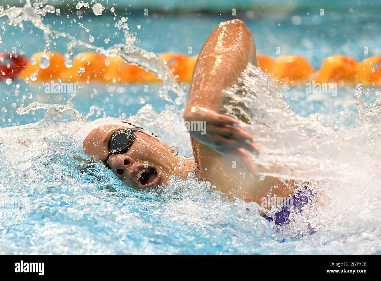 Gemma Cooney is seen during the Women’s 100m Freestyle Heats during the ...