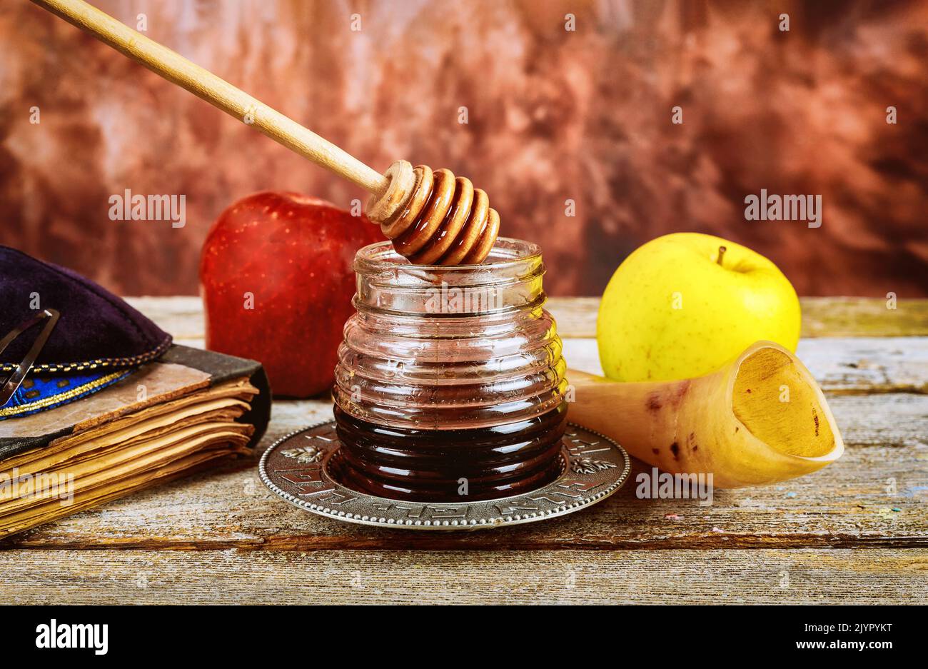 Many symbols rosh hashanah hi-res stock photography and images - Alamy