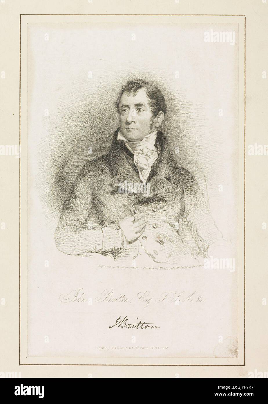 John Britton was an English antiquary and writer known for his work on the history and ...