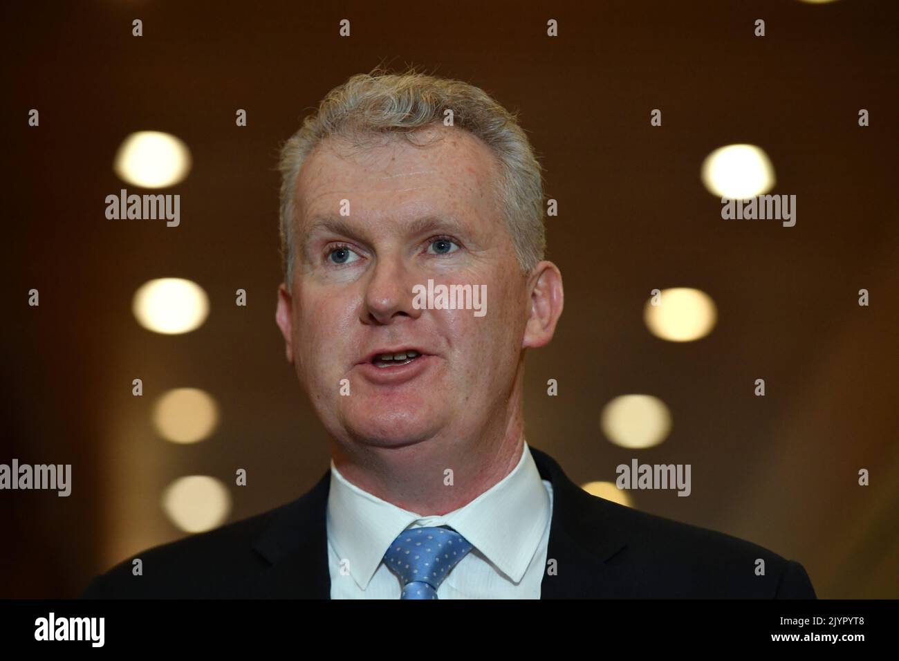 Shadow Minister for Industrial Relations Tony Burke at a press ...