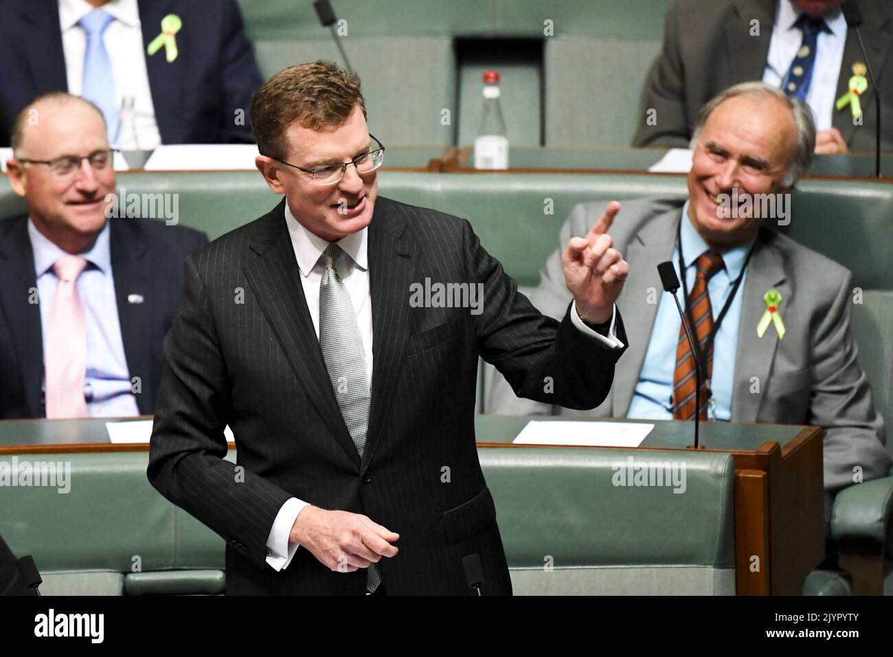 Australian Decentralisation Minister Andrew Gee speaks during House of ...