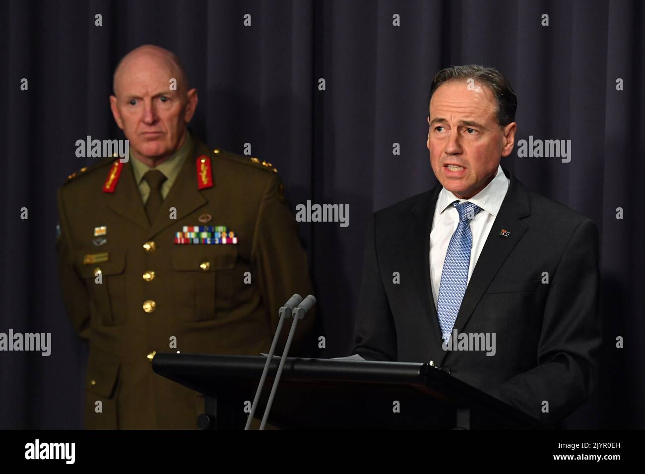 COVID-19 Taskforce Commander, Lieutenant General John Frewen and ...