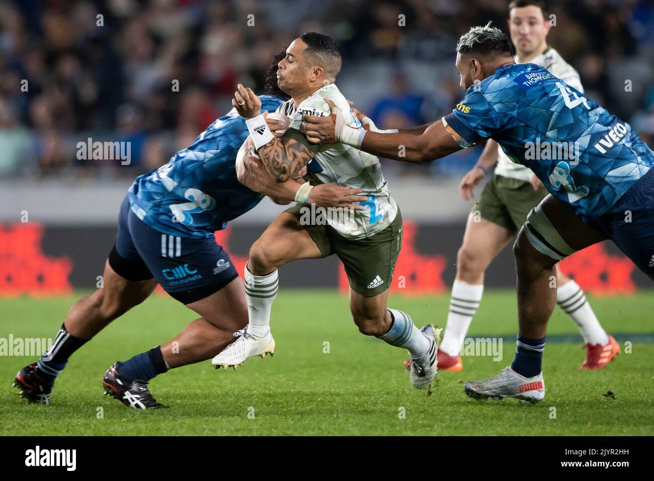 Highlanders captain Aaron Smith during the Trans-Tasman Super Rugby ...