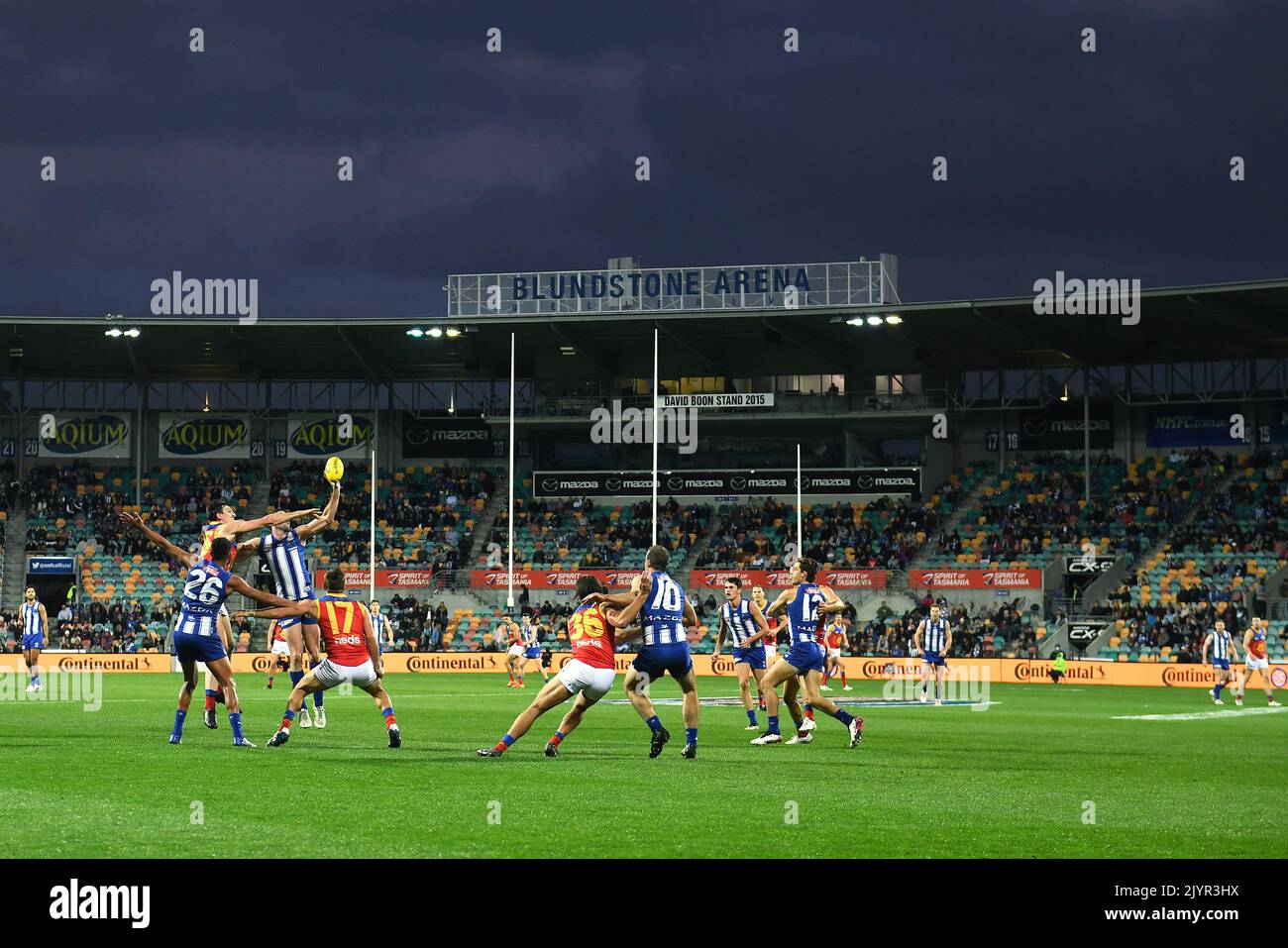 General View Of Play During The Afl Round 14 Match Between North