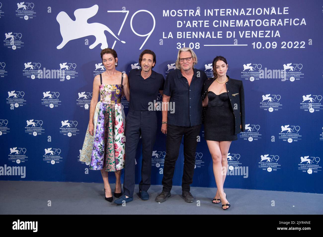 Julianne Nicholson, Adrien Brody, Andrew Dominik and Ana de Armas ...