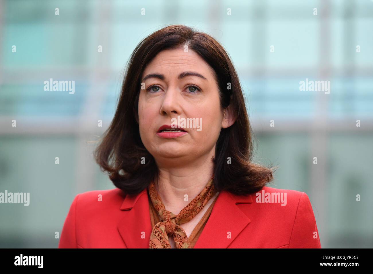 Shadow Minister for the Environment Terri Butler at a press conference ...