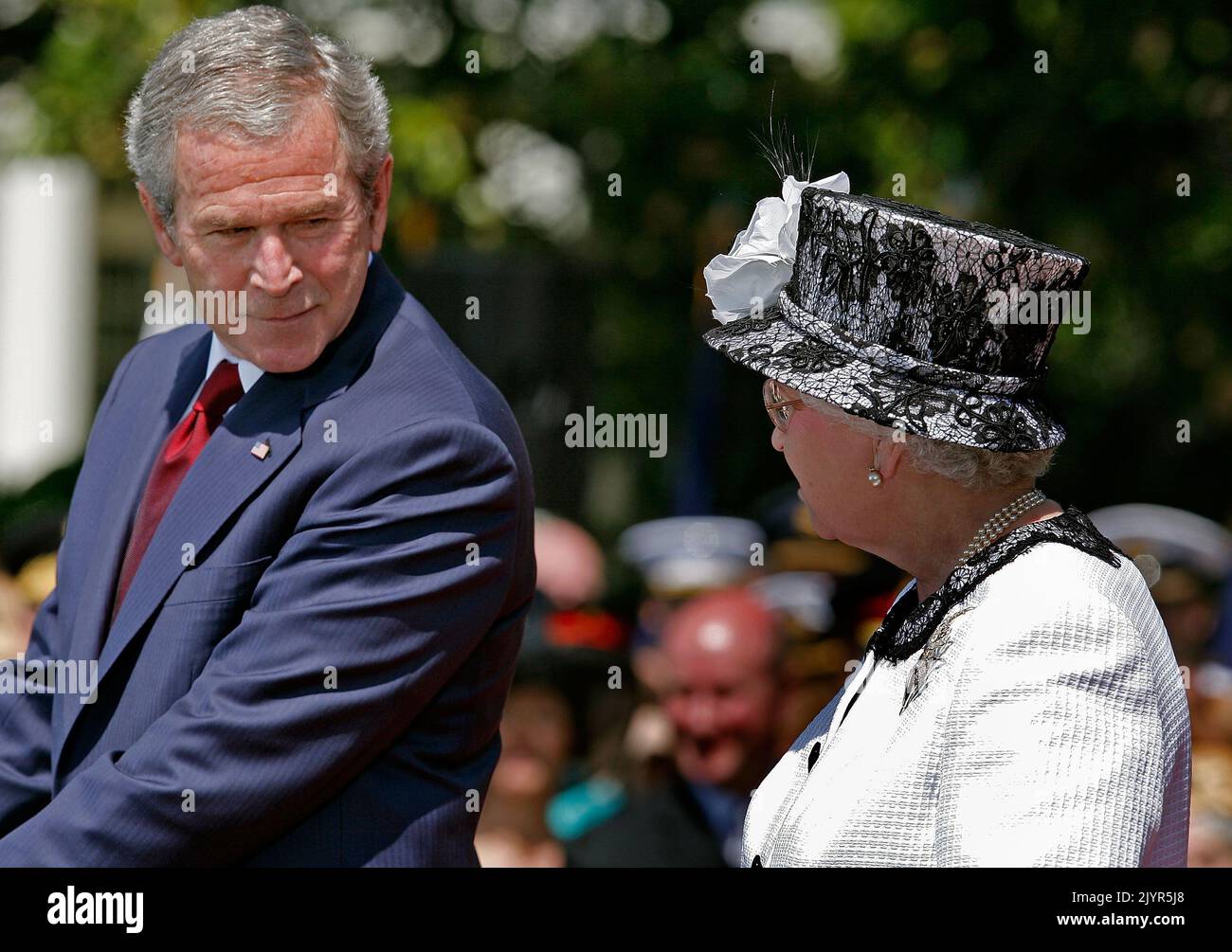 WASHINGTON - MAY 07: (AFP OUT) U.S. President George W. Bush and HRH ...