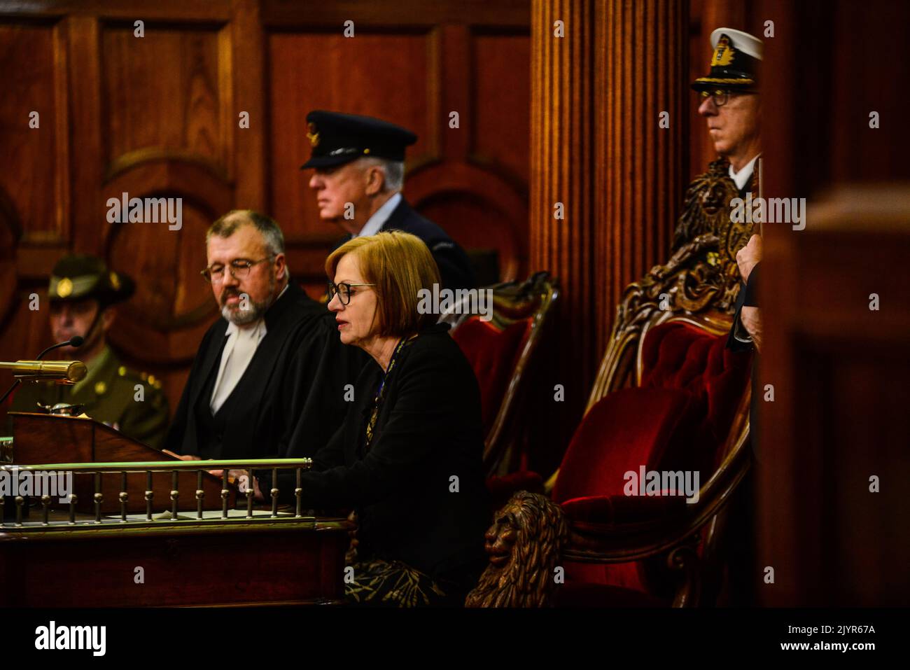 Tasmania's new Governor, HE Barbara Baker opening of Tasmania's 50th ...