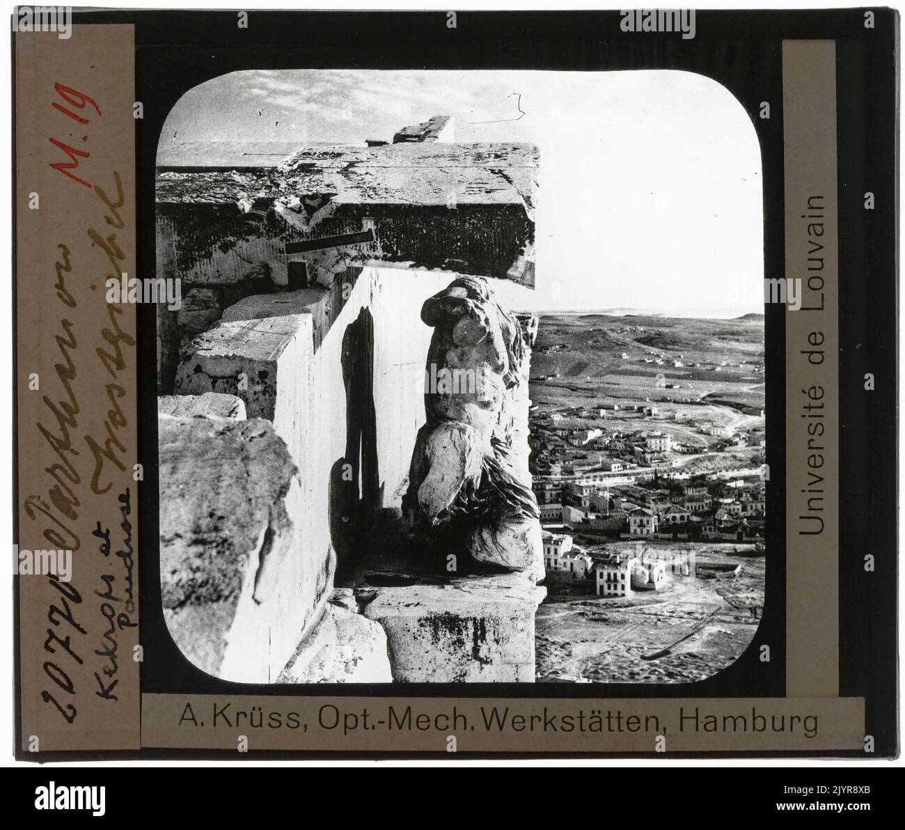 This sculpture depicts Kekrops, the legendary Athenian king, and his ...