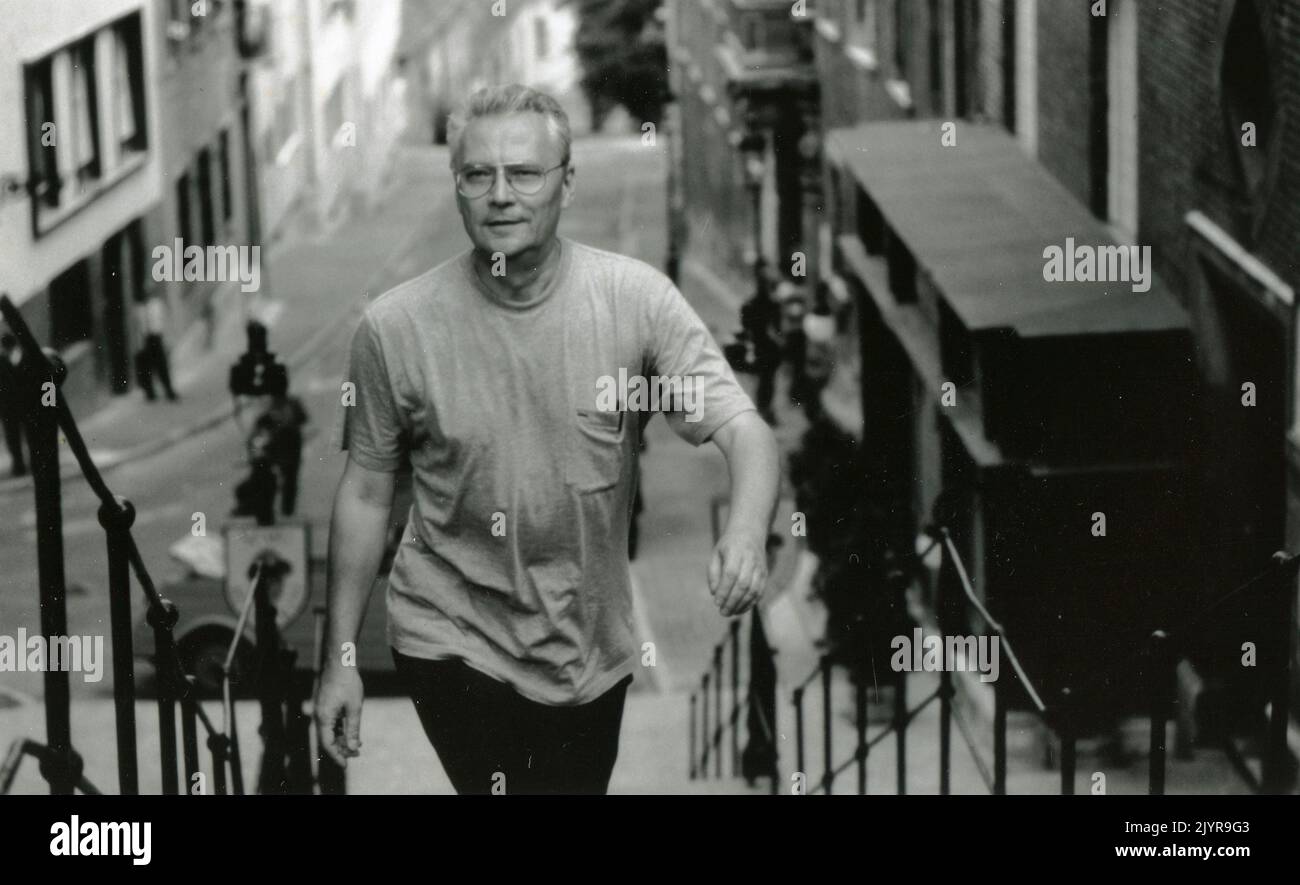 German film director Rolf Schubel while filming the movie Gloomy Sunday ...