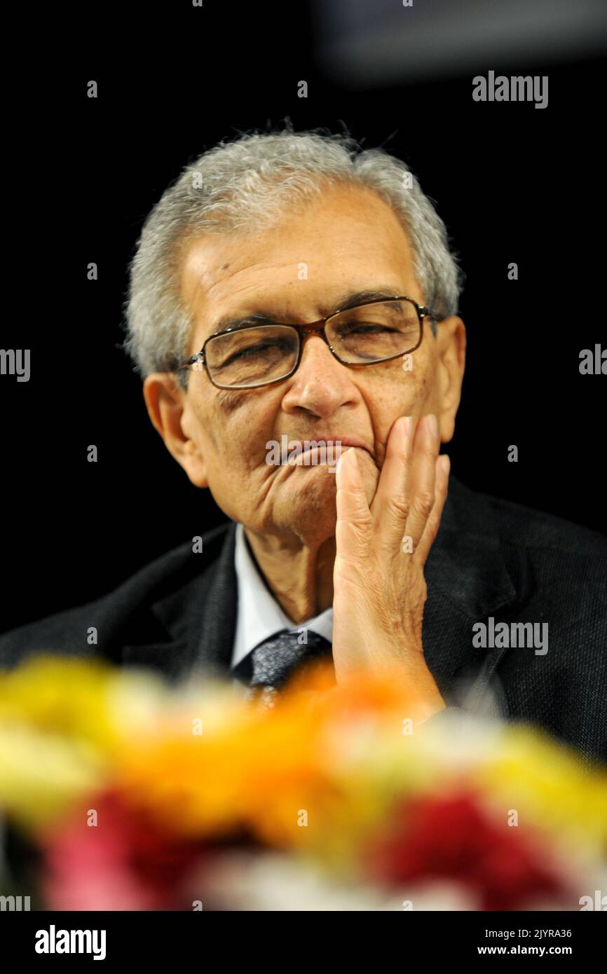 Dhaka, Bangladesh - December 28, 2011: Amartya Kumar Sen, The winner of ...
