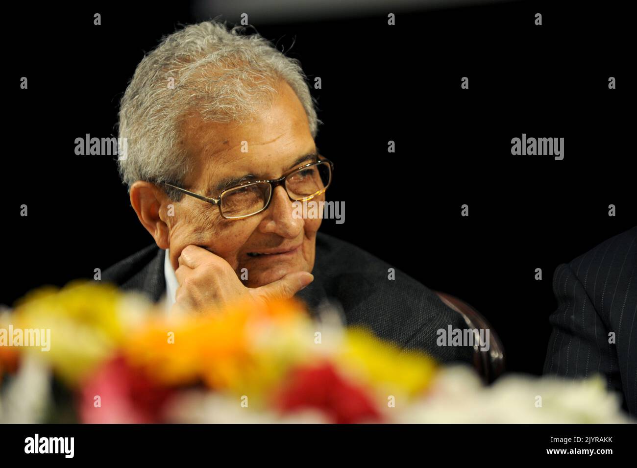 Dhaka, Bangladesh - December 28, 2011: Amartya Kumar Sen, The winner of ...