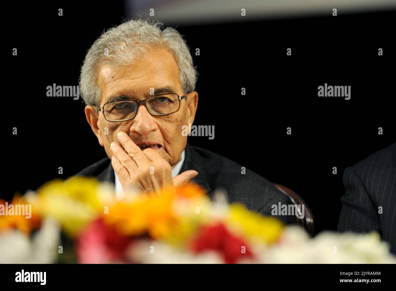 Dhaka, Bangladesh - December 28, 2011: Amartya Kumar Sen, The winner of ...