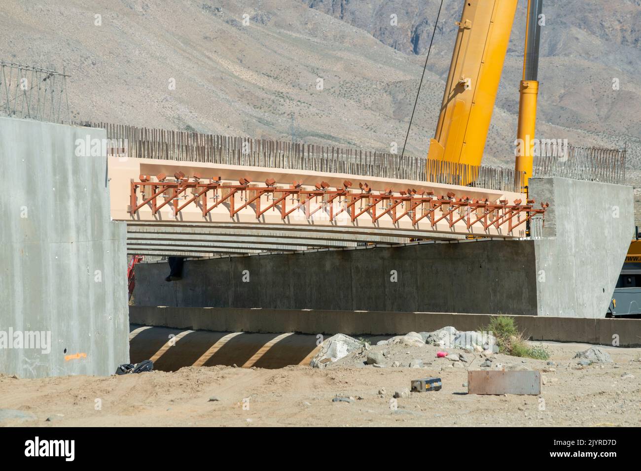 This road project near Olancha in Inyo County, CA, USA is building a ...
