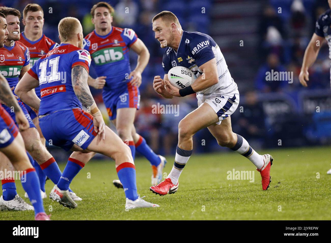 Coen Hess of the Cowboys during the NRL Round 16 match between ...