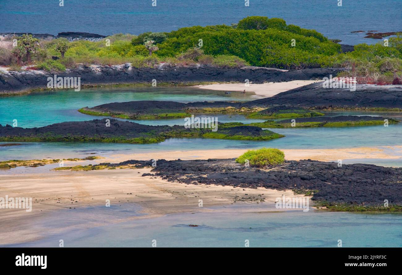 Galapagos Islands. Seascape. Ecuador. Pacific Ocean Stock Photo - Alamy
