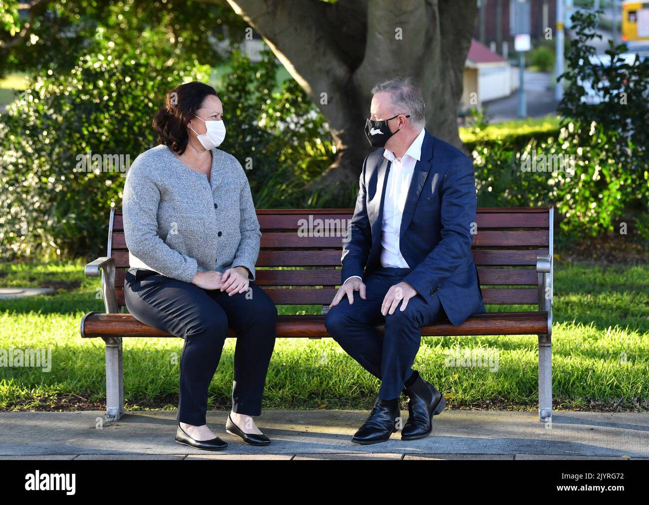 Labor candidate for Bowman, Donisha Duff (left) and Australian ...