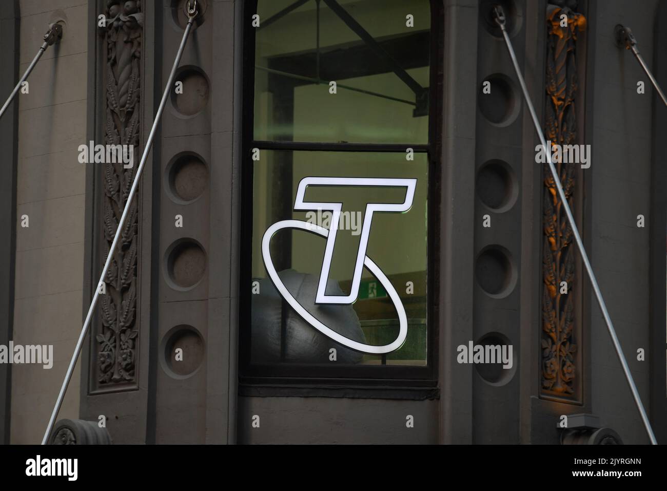 A Telstra communications store in Sydney, Wednesday, July 7, 2021 ...