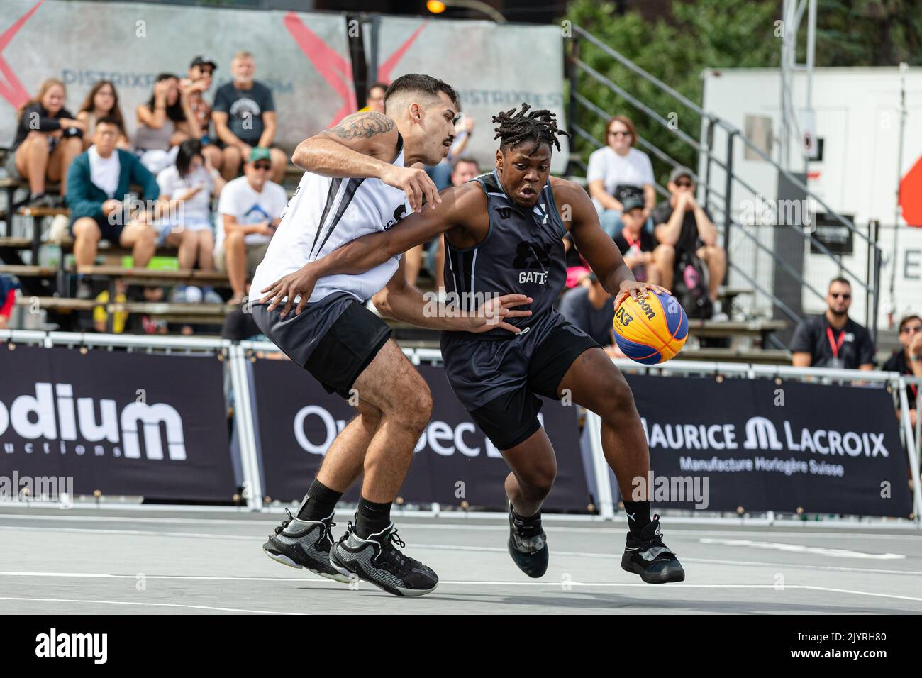 Montreal, Canada, September 03, 2022: Alain Bernard Louis (grey) of ...
