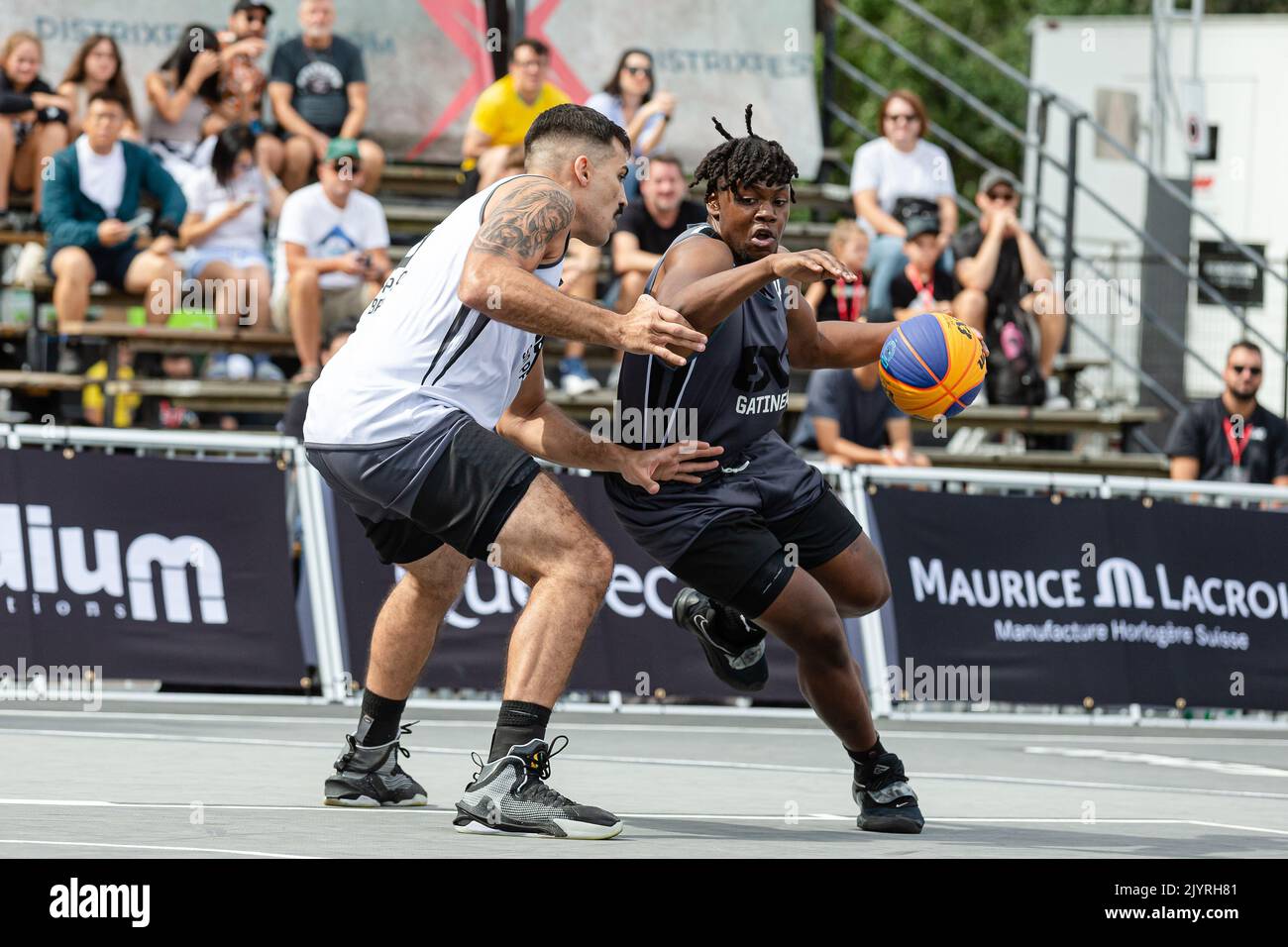 Montreal, Canada, September 03, 2022: Alain Bernard Louis (grey) of ...