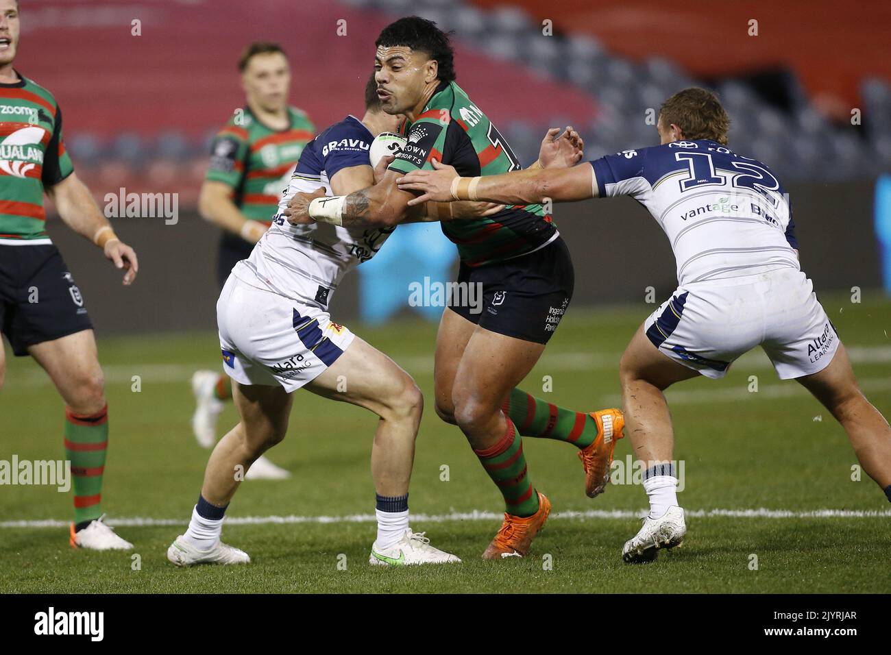 Hame Sele of the Rabbitohs during the Round 17 NRL match between the ...