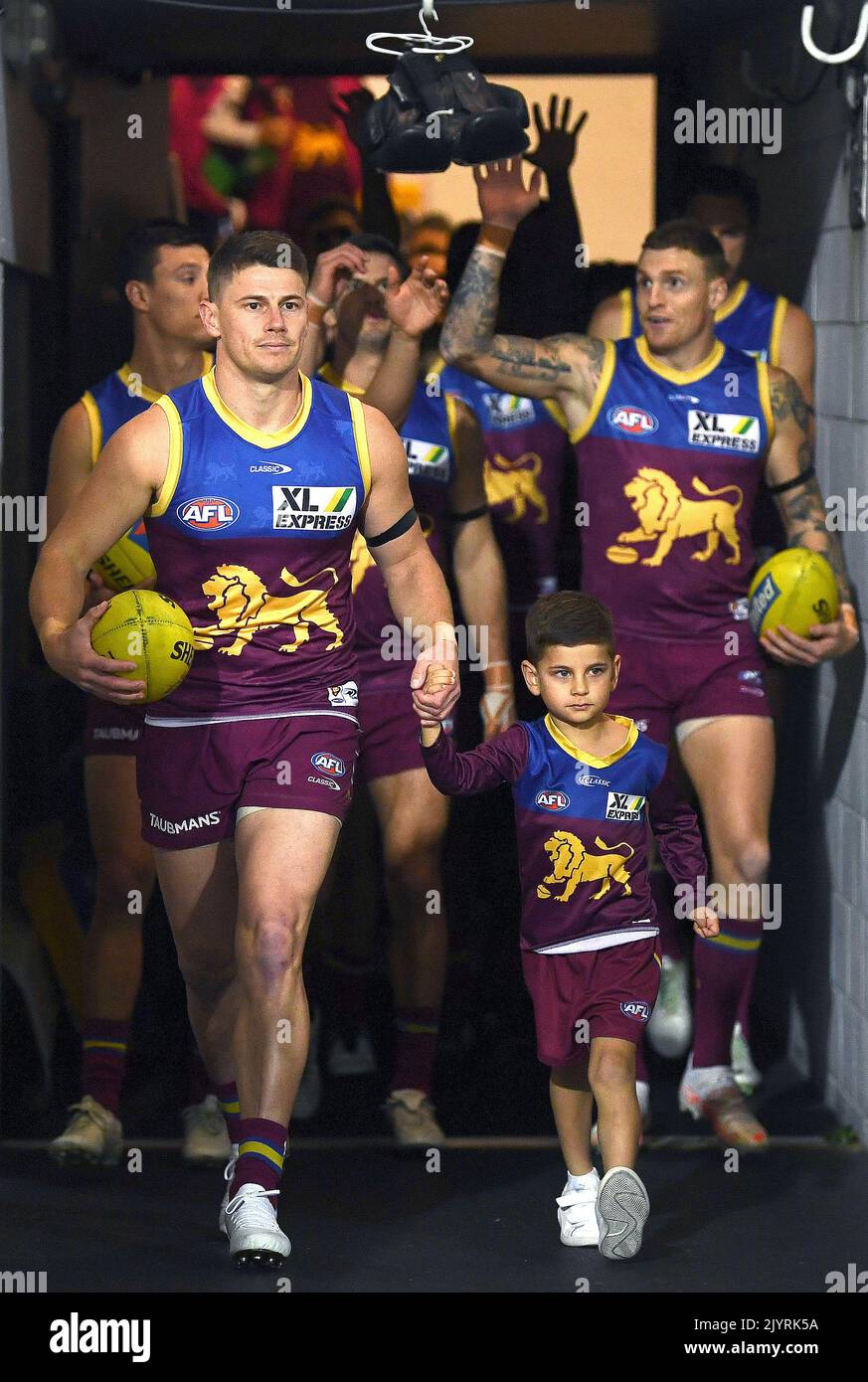 Lions captain Dayne Zorko takes to the field for his 200th game with ...