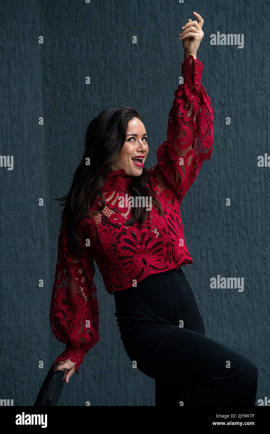 Alinta Chidzey, who plays the lead part of Satine in Moulin Rouge! The ...