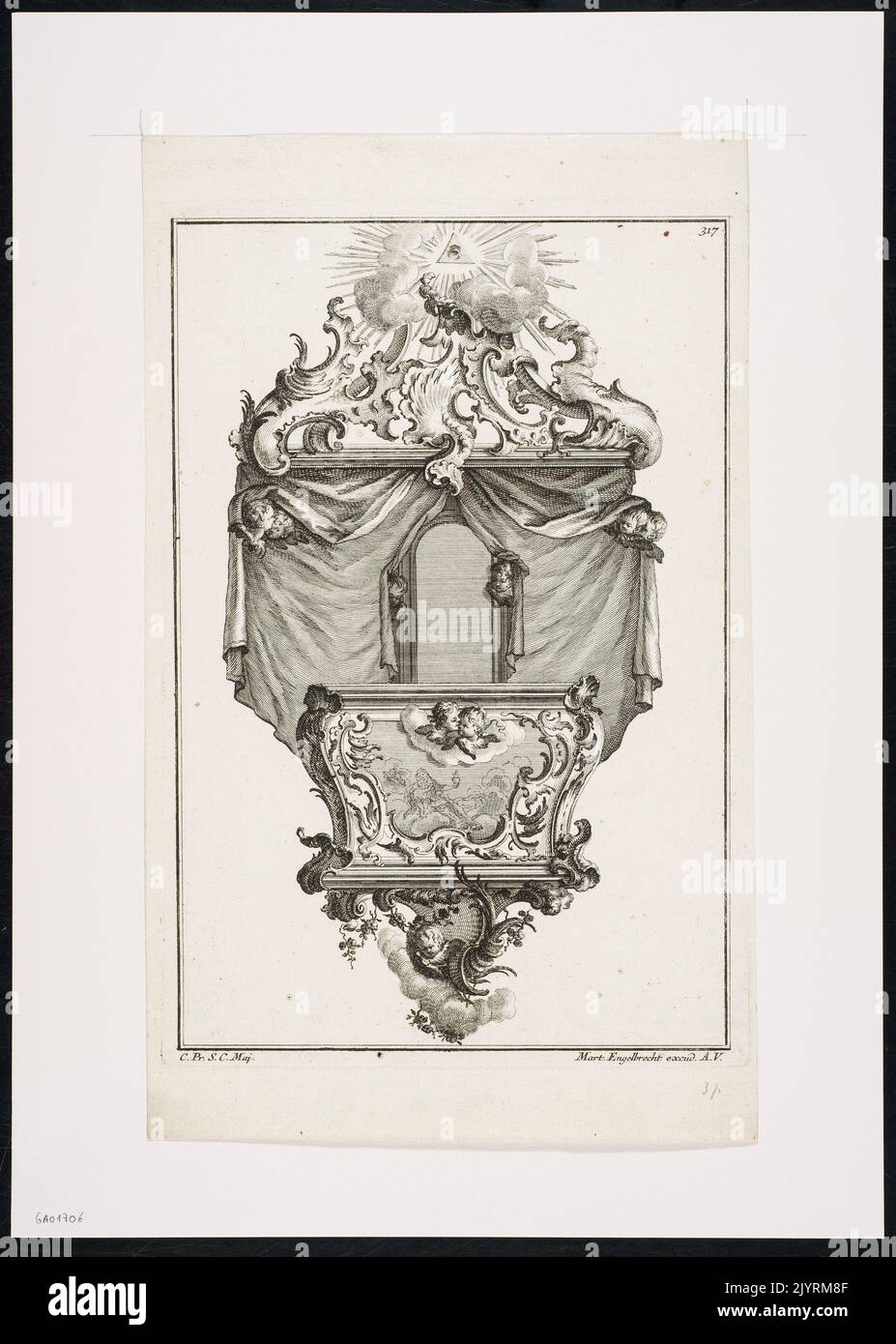 This chair features a Rococo design, incorporating putti (cherubic ...