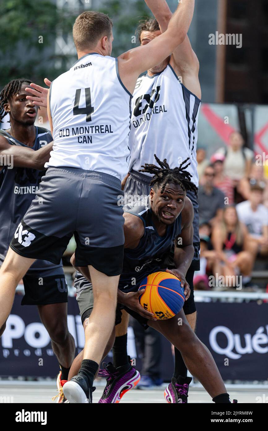 Montreal, Canada, September 03, 2022: Alain Bernard Louis (grey) of ...