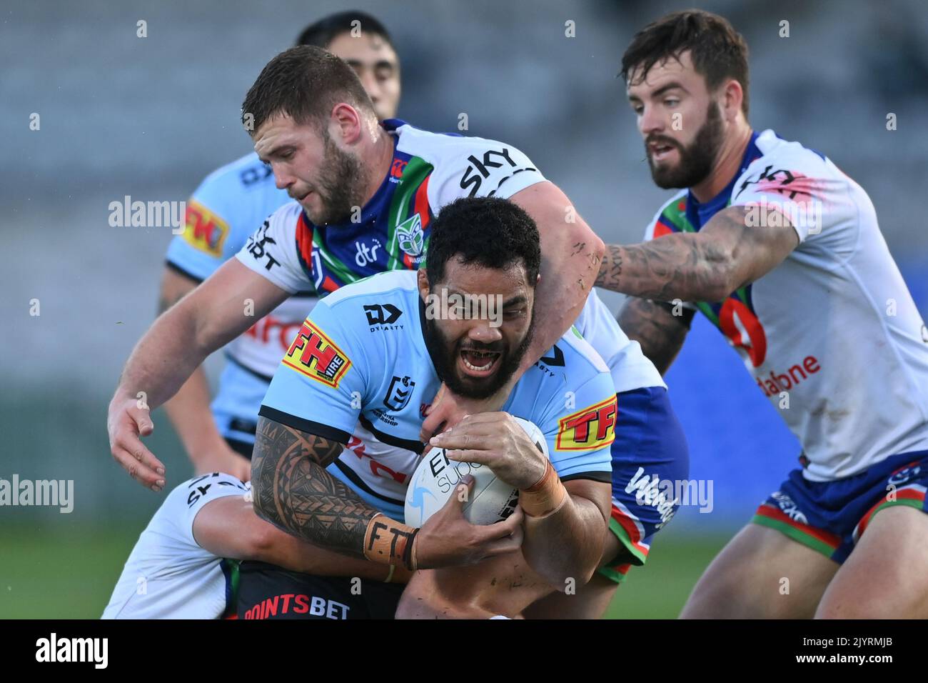 Siosifa Talakai of the Sharks during the Round 17 NRL match between the ...