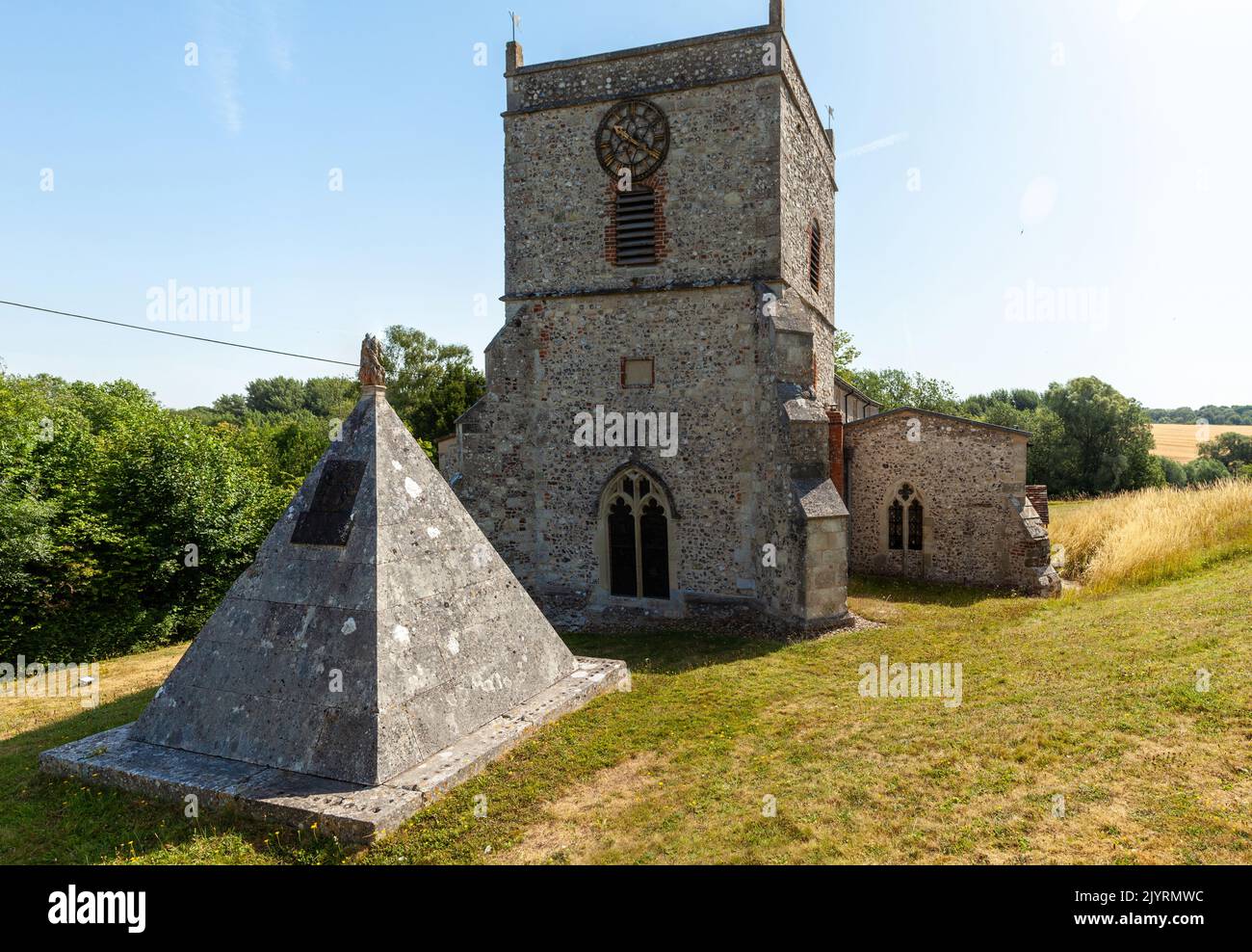 Nether wallop pyramid hi-res stock photography and images - Alamy