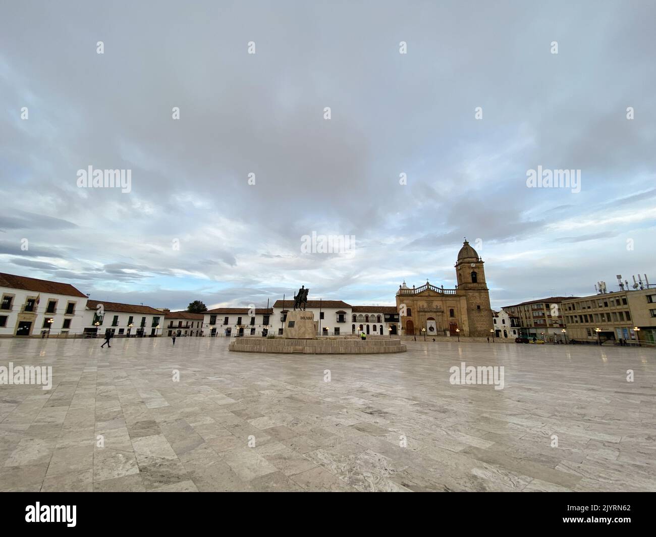 Tunja, Colombia. Plaza de Bolívar Stock Photo - Alamy