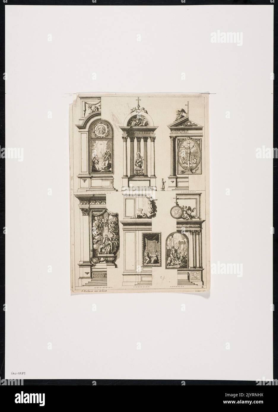This organ is decorated with Rococo motifs, which include intricate ...