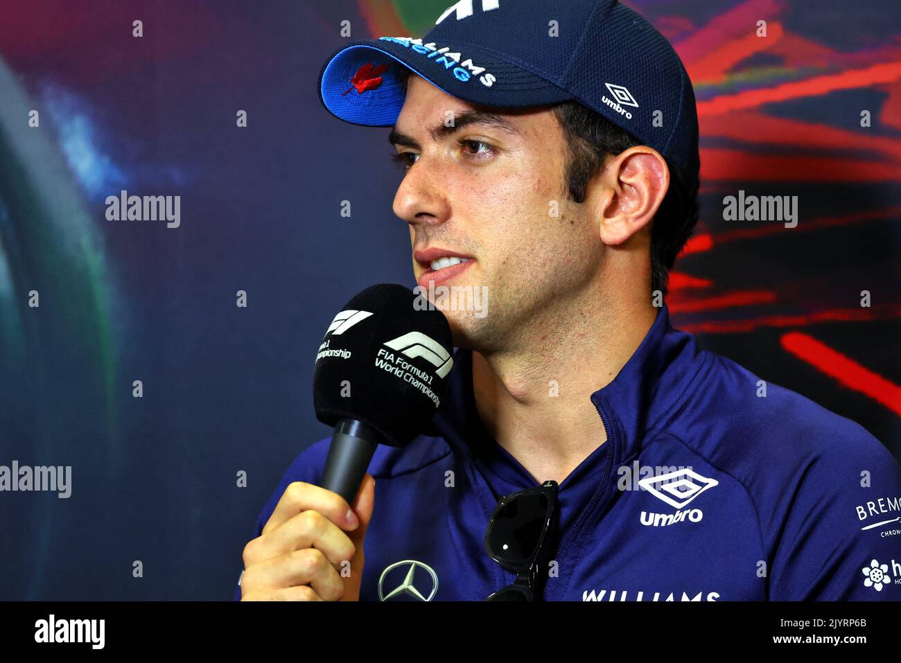 LATIFI Nicholas (can), Williams Racing FW44, portrait during the ...