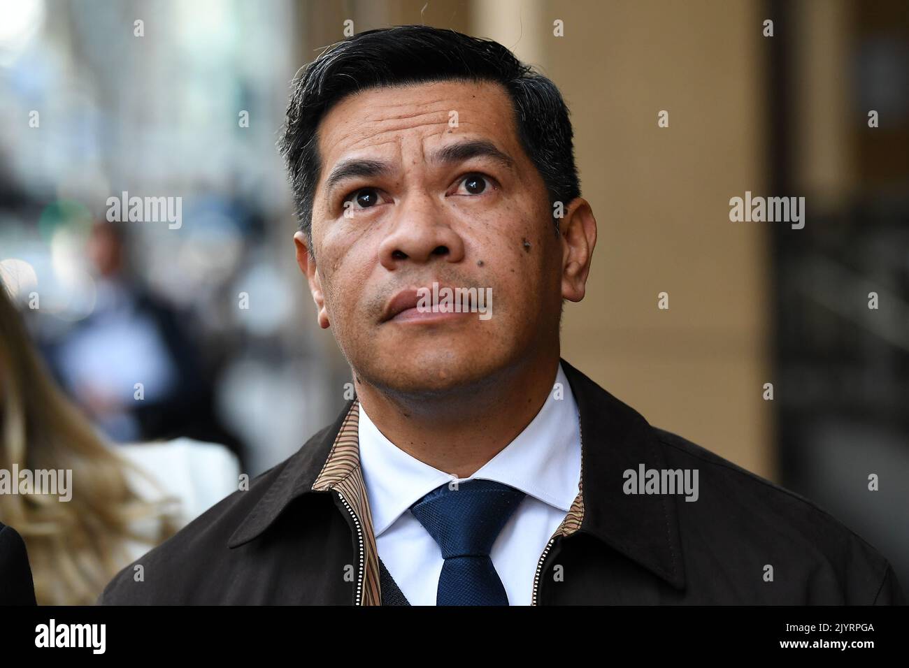 Simiona Tuteru departs the Melbourne Magistrates Court in Melbourne ...