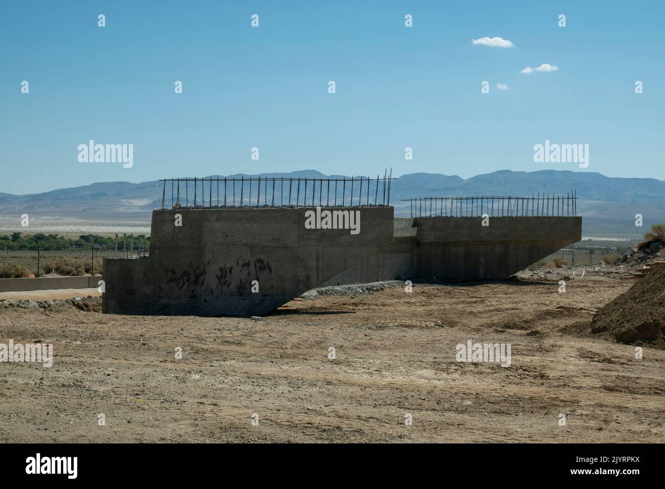 This road project near Olancha in Inyo County, CA, USA is building a ...