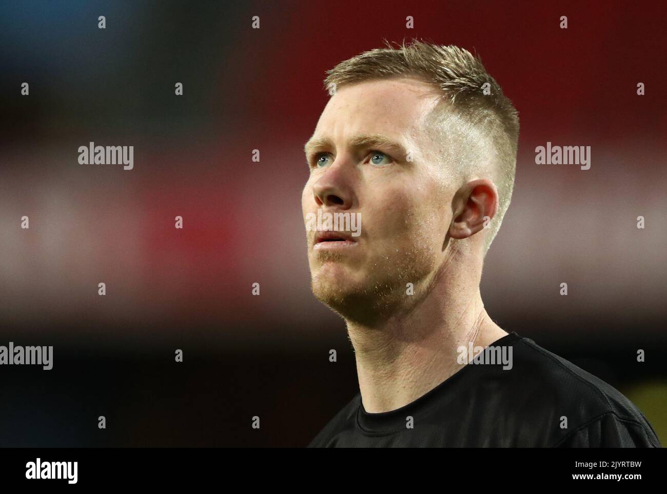 Jack Riewoldt of the Tigers looks on ahead of his 300th game during the ...