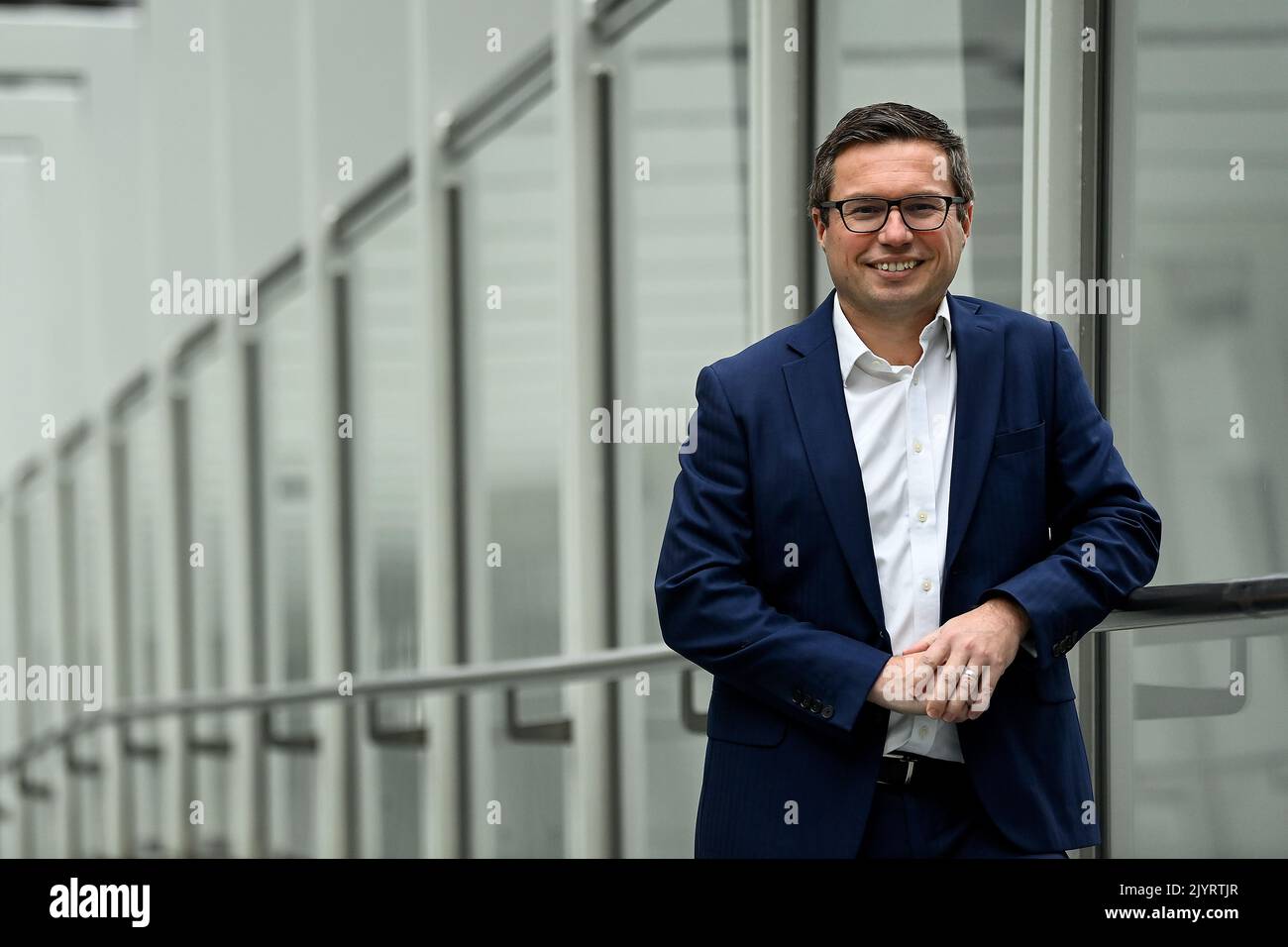 Partner at HLB Mann Judd Wealth Management, Jonathan Philpot poses for ...