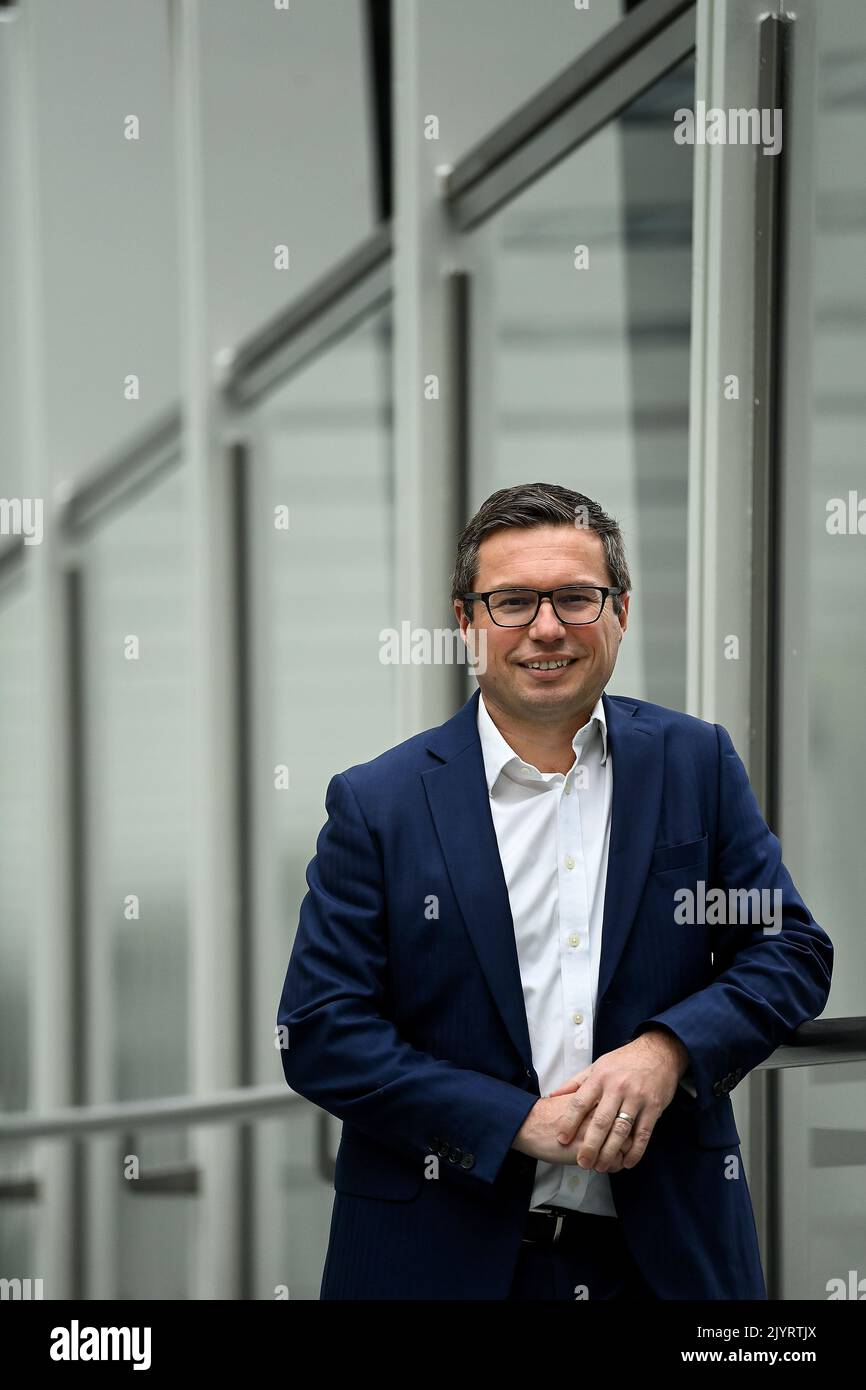 Partner at HLB Mann Judd Wealth Management, Jonathan Philpot poses for ...