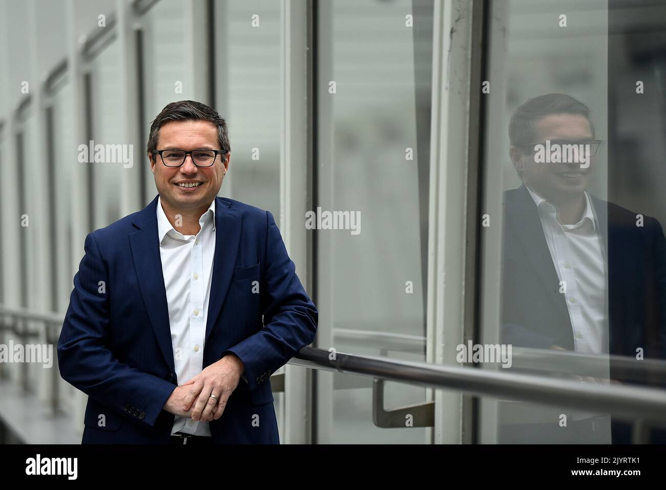 Partner at HLB Mann Judd Wealth Management, Jonathan Philpot poses for ...