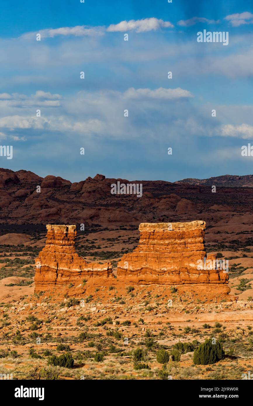 A formation of the Dewey Bridge member of Entrada sandstone in Arches ...