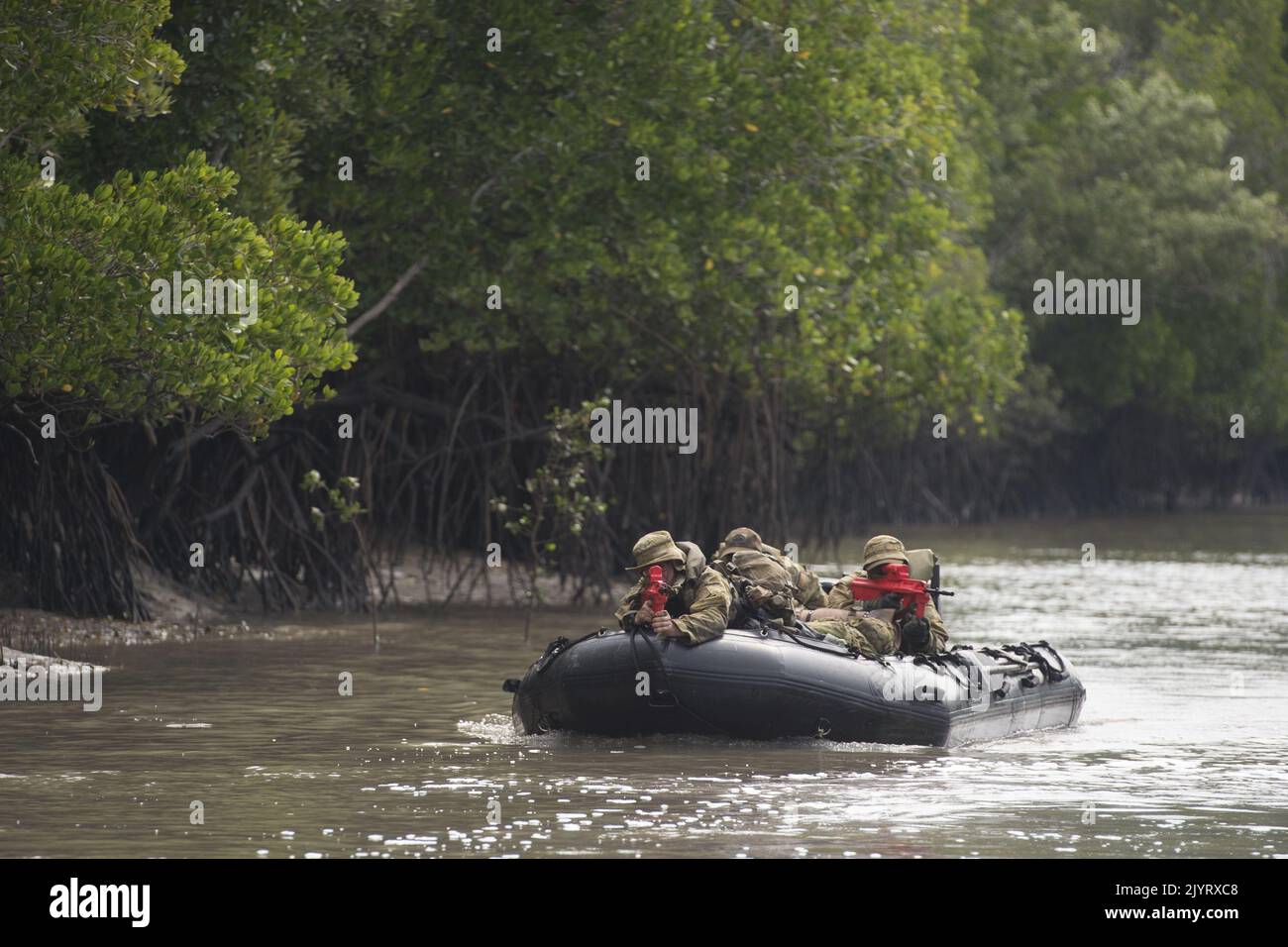 Members of Norforce Regiment during a training exercise at Leaders ...