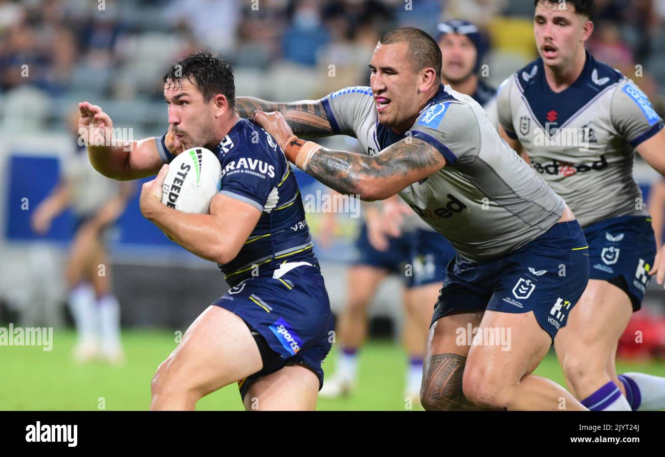 Reece Robson of the Cowboys during the Round 19 NRL match between the ...
