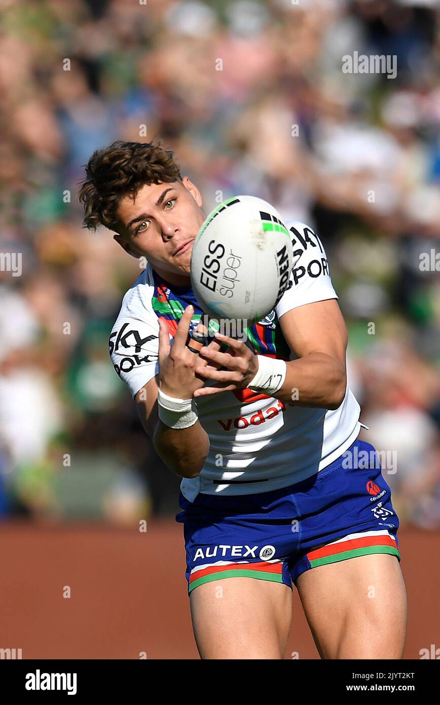 Reece Walsh of the Warriors in action during the NRL Round 19 match ...